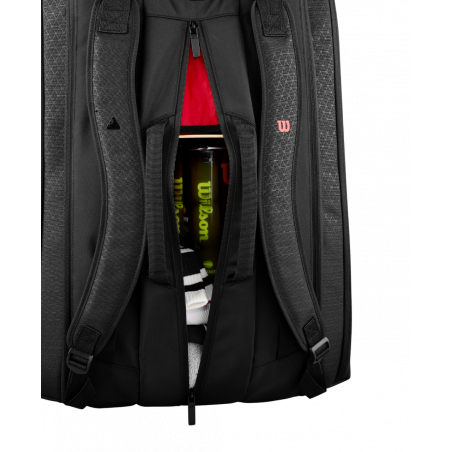 Sac Thermo Wilson Clash v3 Super Tour 15 Raquettes Noir : Achat Wilson ...